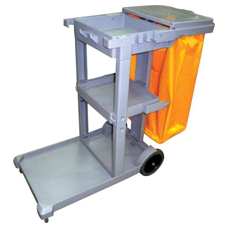 CLEANING TROLLEY GREY WITH COVER 10004948