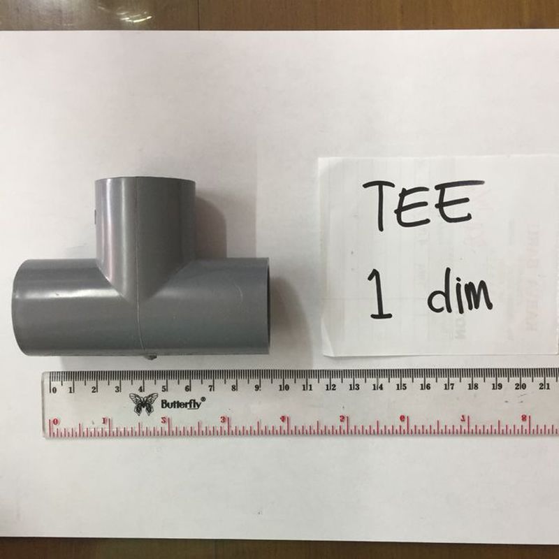 TEE Pipa PVC 1 inchi - Sambungan Pipa T Merk Power