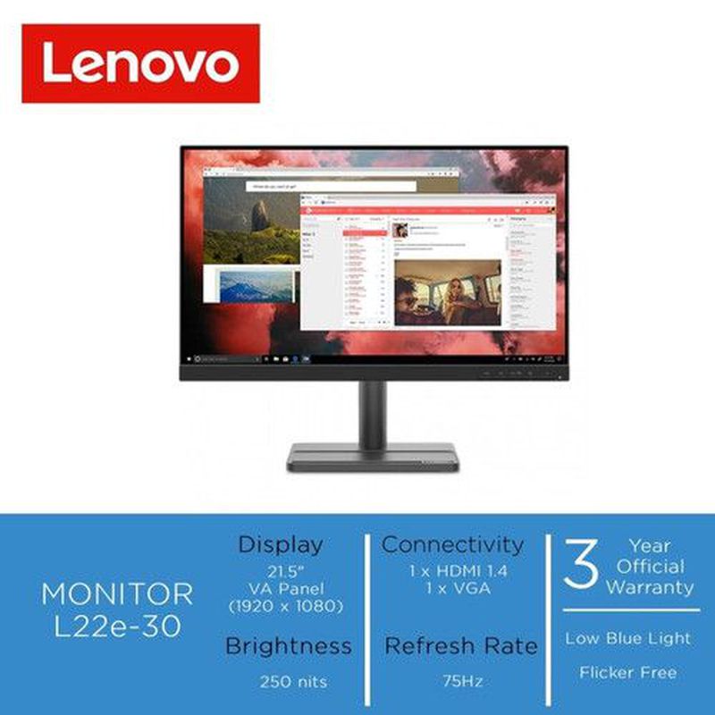 Monitor Lenovo L22e-30 21,5