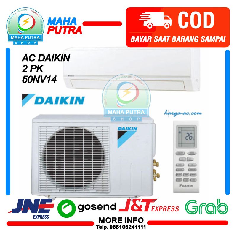 DAIKIN AC 2 PK 50NV14. AC DAIKIN 2PK STANDART THAILAND