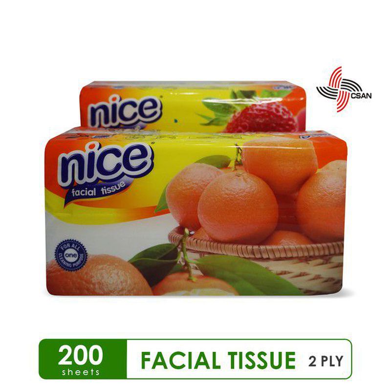 Tisu Nice 200 sheets 2 ply