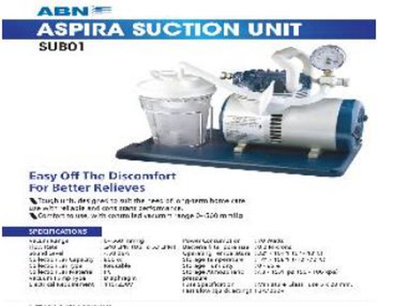 ABN Aspira Suction Unit