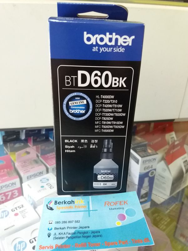 Tinta Brother BT-D60BK Original