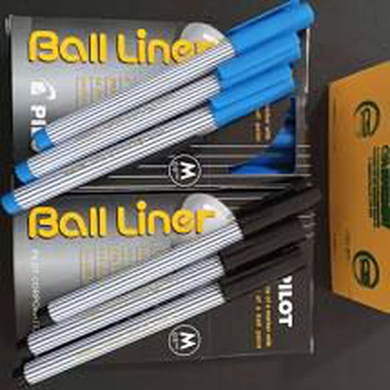 Ballpoint Balliner Pilot Medium 0,8 Hitam Biru Merah