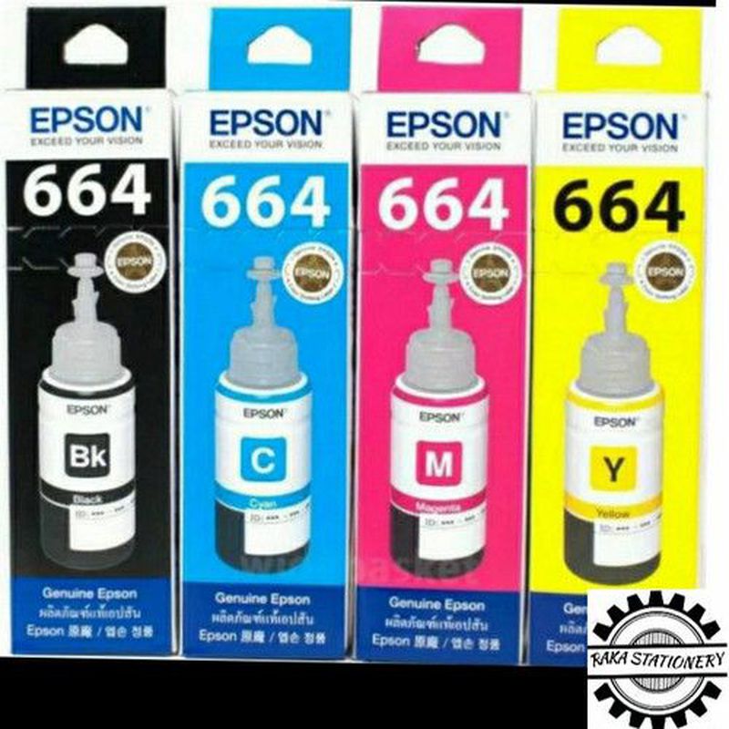Tinta Epson Ori For Printer Epson Original L350 L355 L360 L365 L455 ...