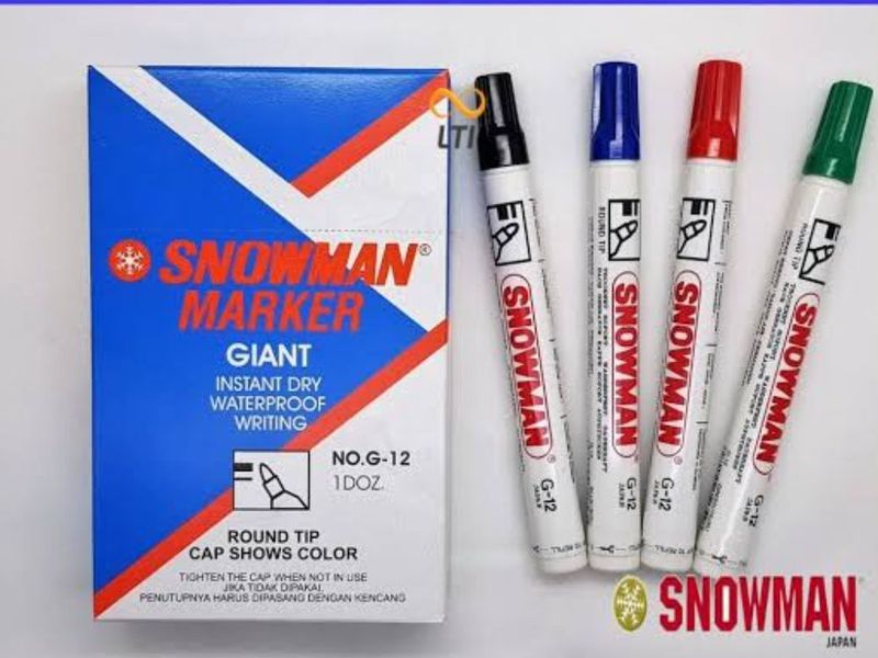 Spidol White Board Snowman