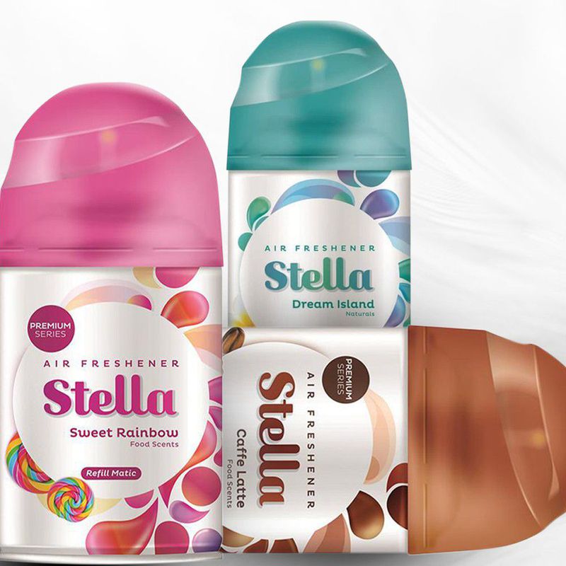 Refill Pengharum Ruangan Stella Matic 225 ml - Sweet Rainbow