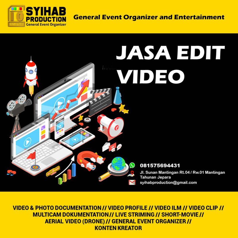 Jasa Edit Video Biasa 3 menit