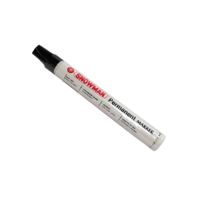 SPIDOL SNOWMAN PERMANENT HITAM PER DUS
