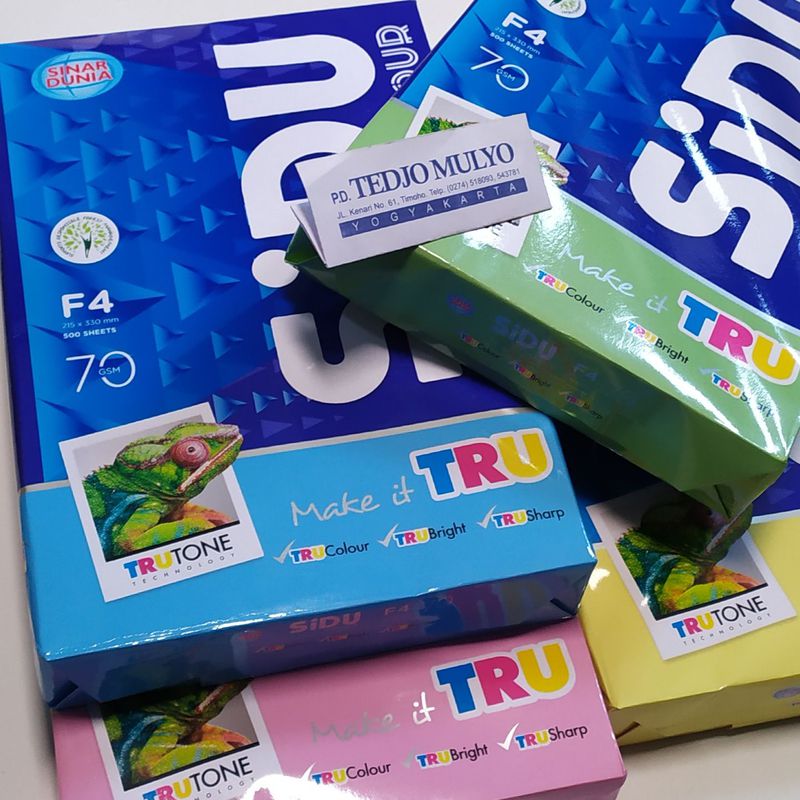 HVS Warna F4 Sinar Dunia 70gr - Hijau Muda