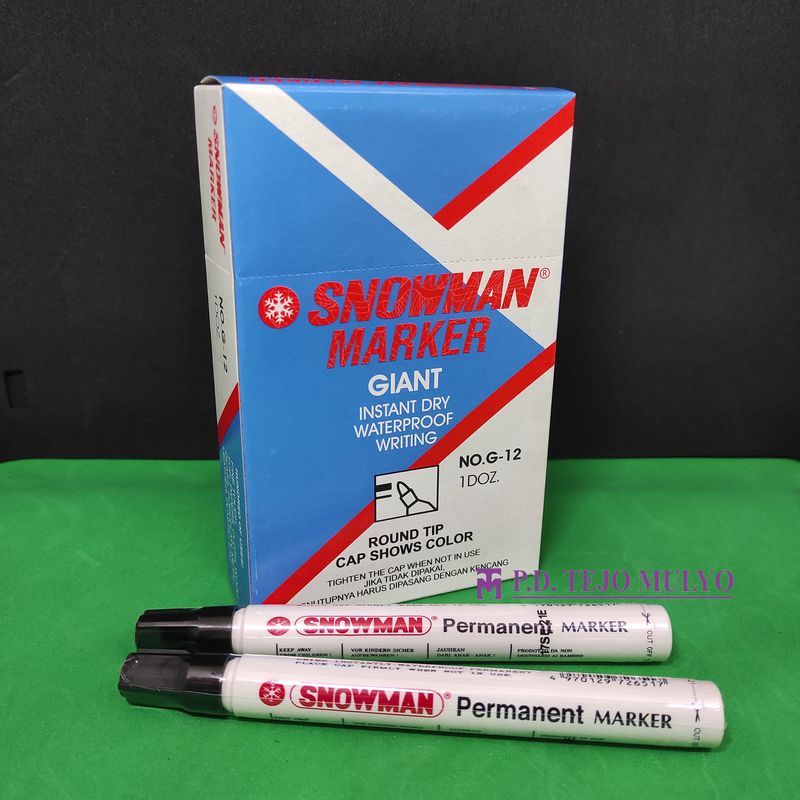 Spidol Snowman Permanen - Merah