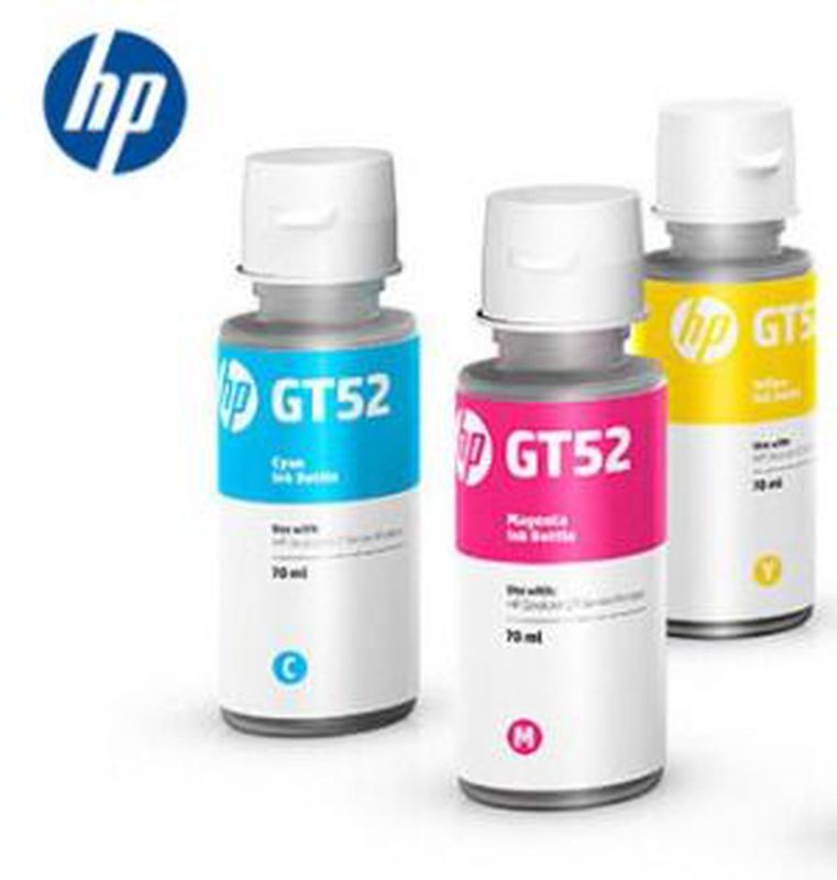 Tinta Refill Original Printer HP GT52 Color - Cyan