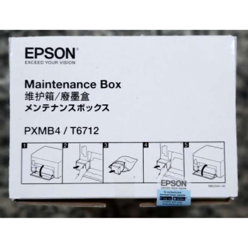 Maintenance Box T6712 Untuk Printer Epson WF 6091 WF 5111 WF 5621