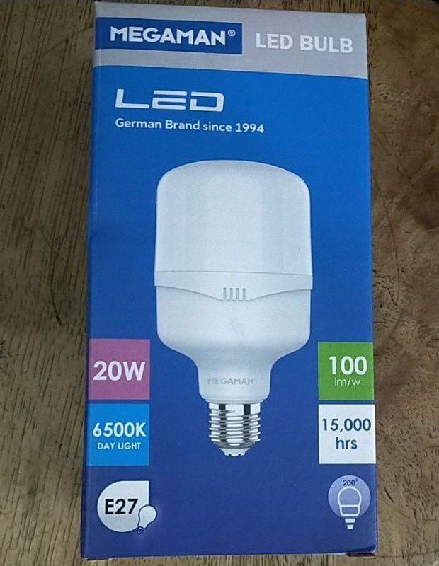 LED BULB MEGAMAN 20 WATT