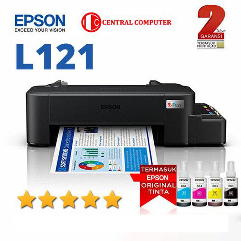 Epson Printer L121 Inktank Printer - Print Only