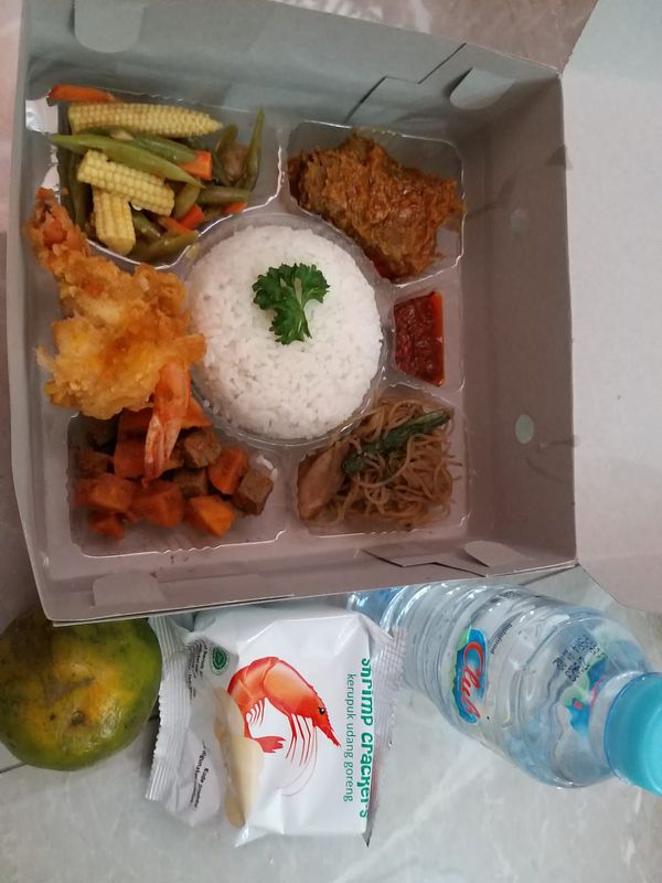 Paket 1 Nasi Udang Tepung