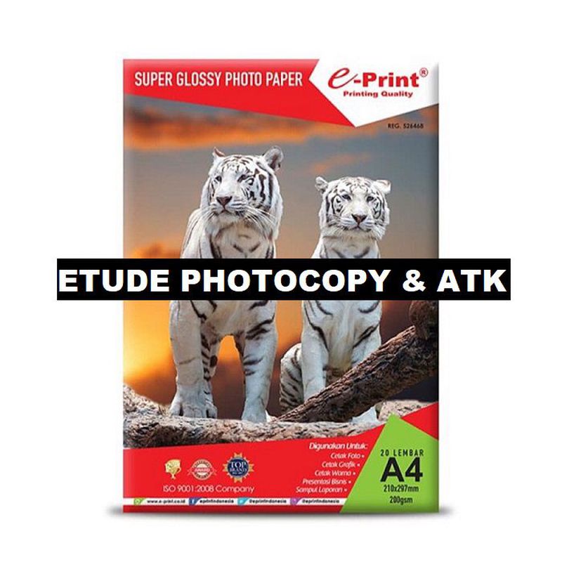 Kertas Glossy Paper E-PRINT A4 230gram