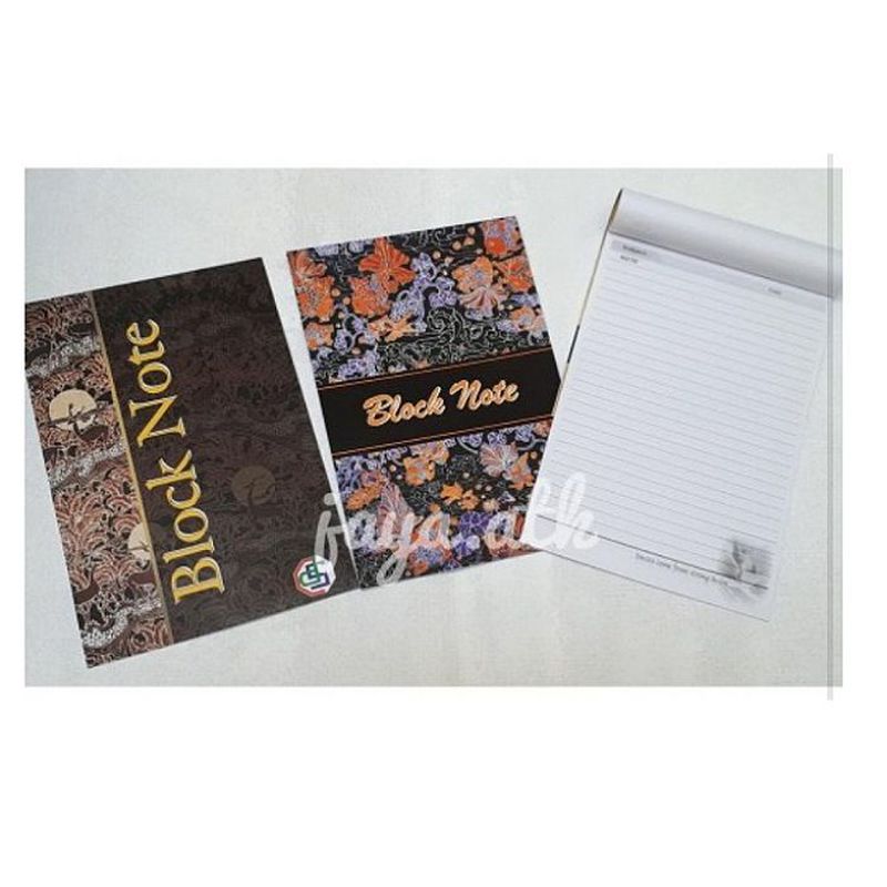 block note batik