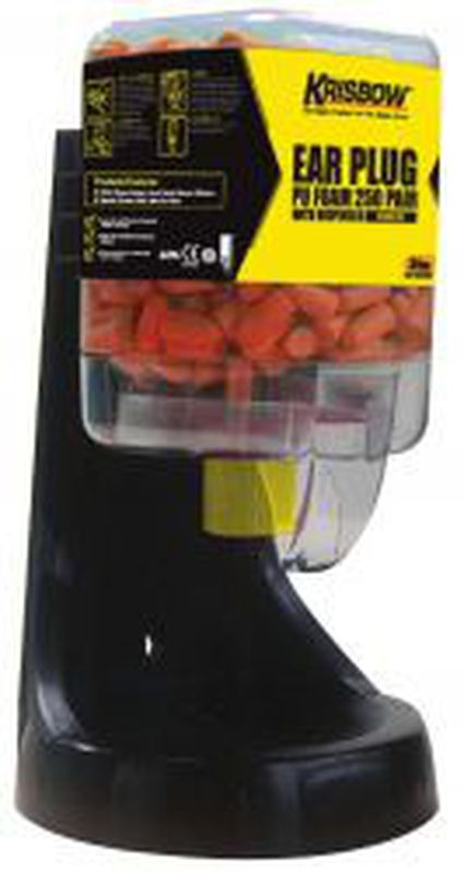 EAR PLUG PU FOAM 250 PAIR W/ DISPERSER 10146287