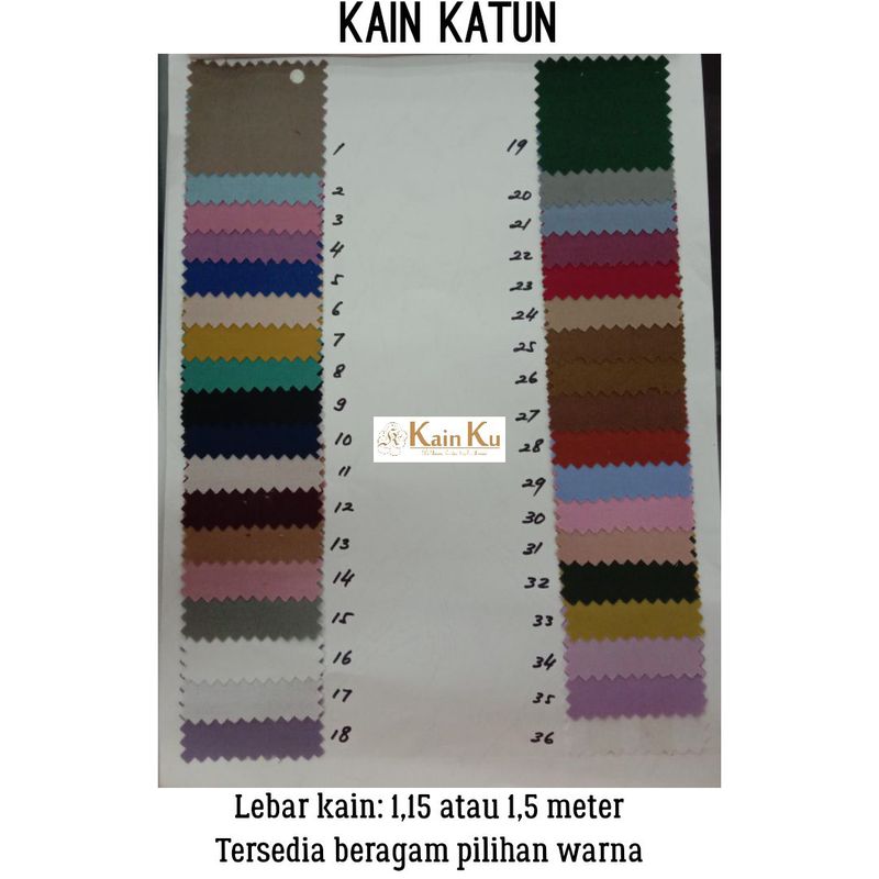 KAIN KATUN TOYOBO - 1,5 Meter