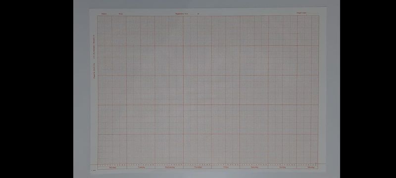 Kertas Grafik AWLR (Automatic Water Level Recorder) A.OTT (403 R 23e)