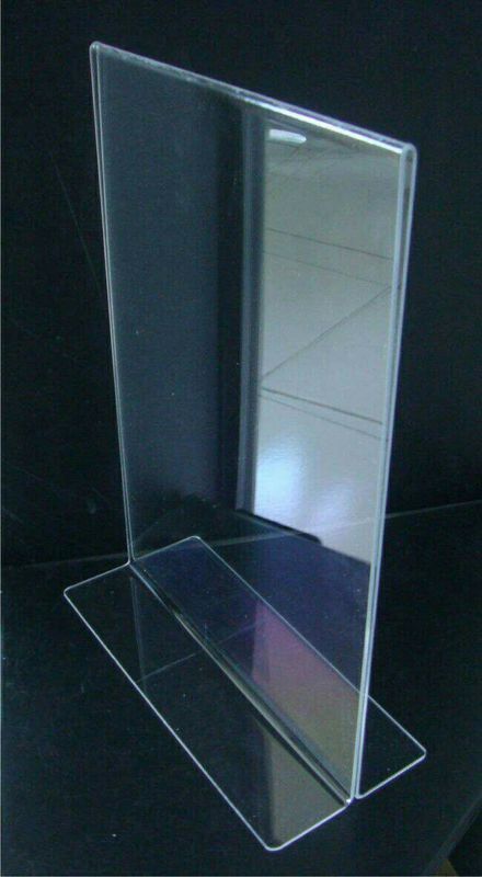 AKRILIK TENT HOLDER | FLAYER MEJA AKRILIK - 2 Kaki