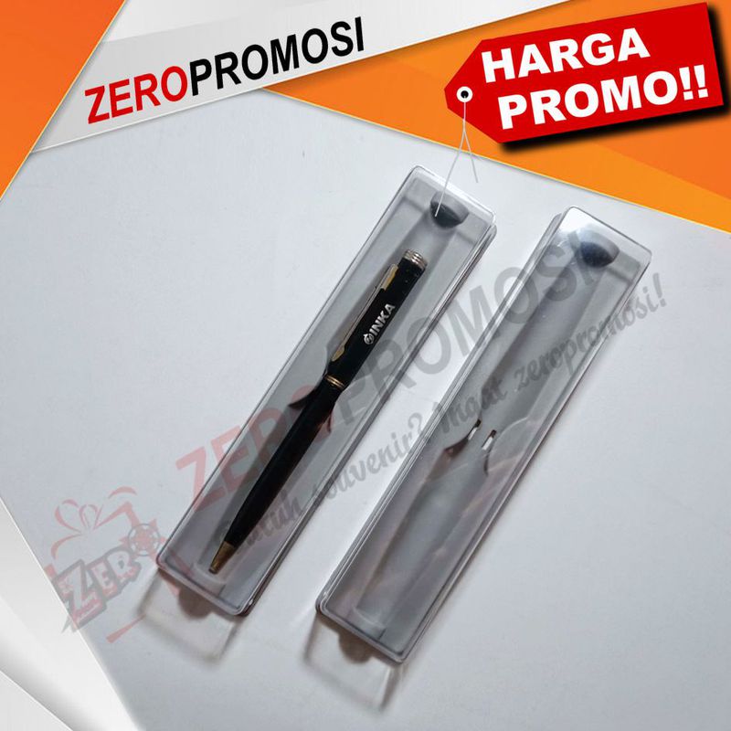 Sedia Kemasan Box Kotak Pulpen Abu-Abu Mewah Untuk Souvenir