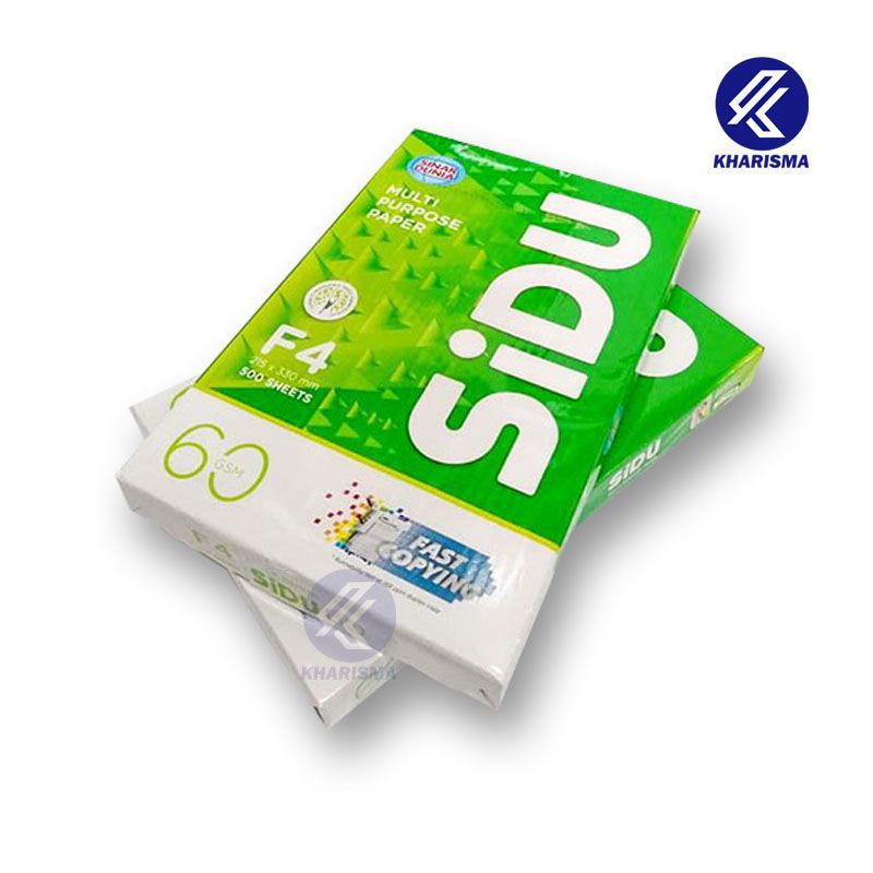 Kertas HVS Folio F4 60 Gram Sinar Dunia SIDU - 1 RIM (500 LBR)