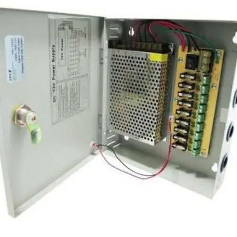 CCTV Power Supply 12V 10A + Box