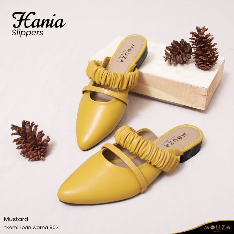 Hania Slippers Mustard