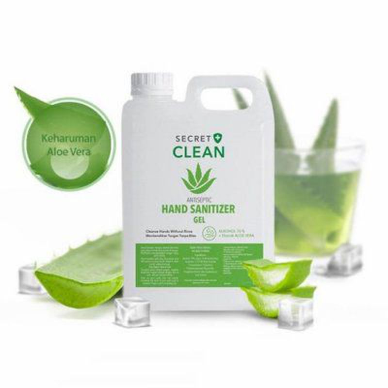 SECRET CLEAN HANDSANITIZER GEL 5 LITER (c19)