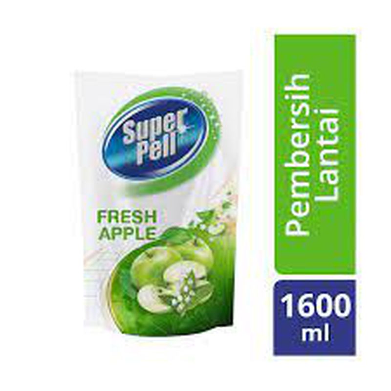 Super Pell Pembersih Lantai 1600 ml - Fresh Apple