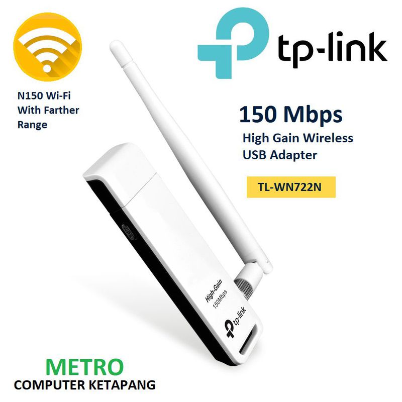 TP-LINK TL-WN722N WIRELESS USB ADAPTER
