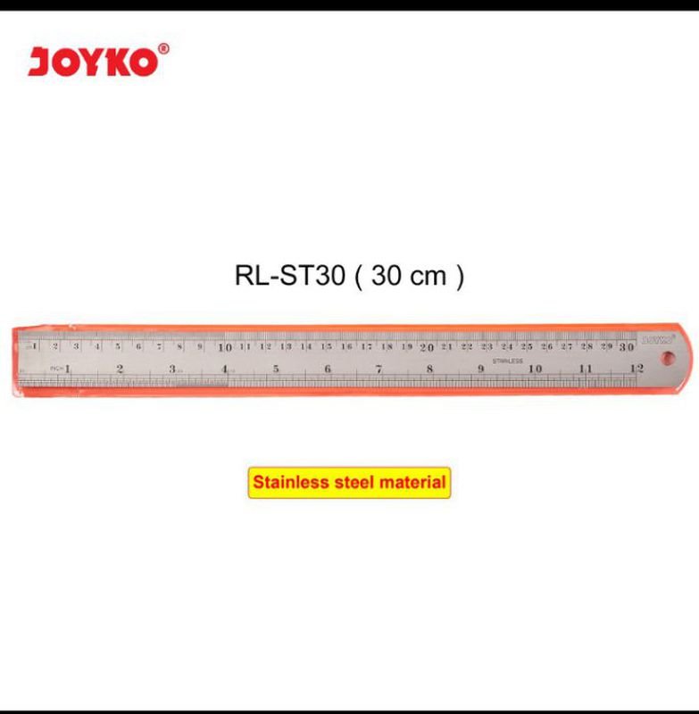 penggaris besi atau stainles