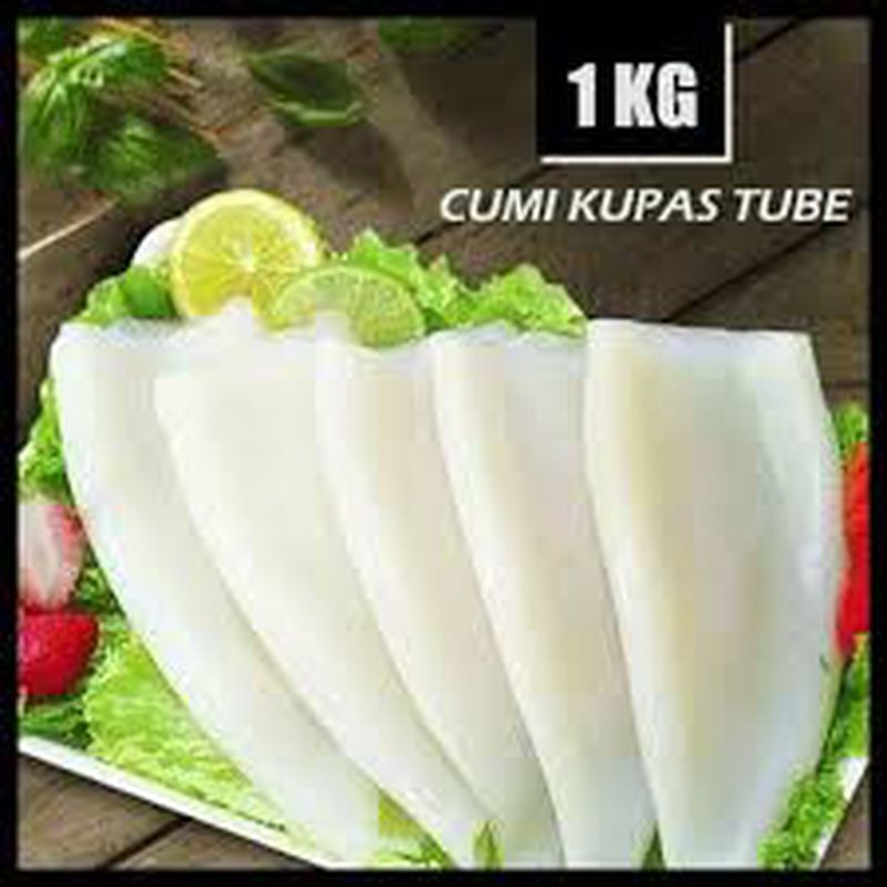 Cumi Tube Kupas 1 Kg