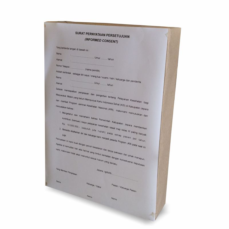 Surat Pernyataan Persetujuan (Informed Consent)