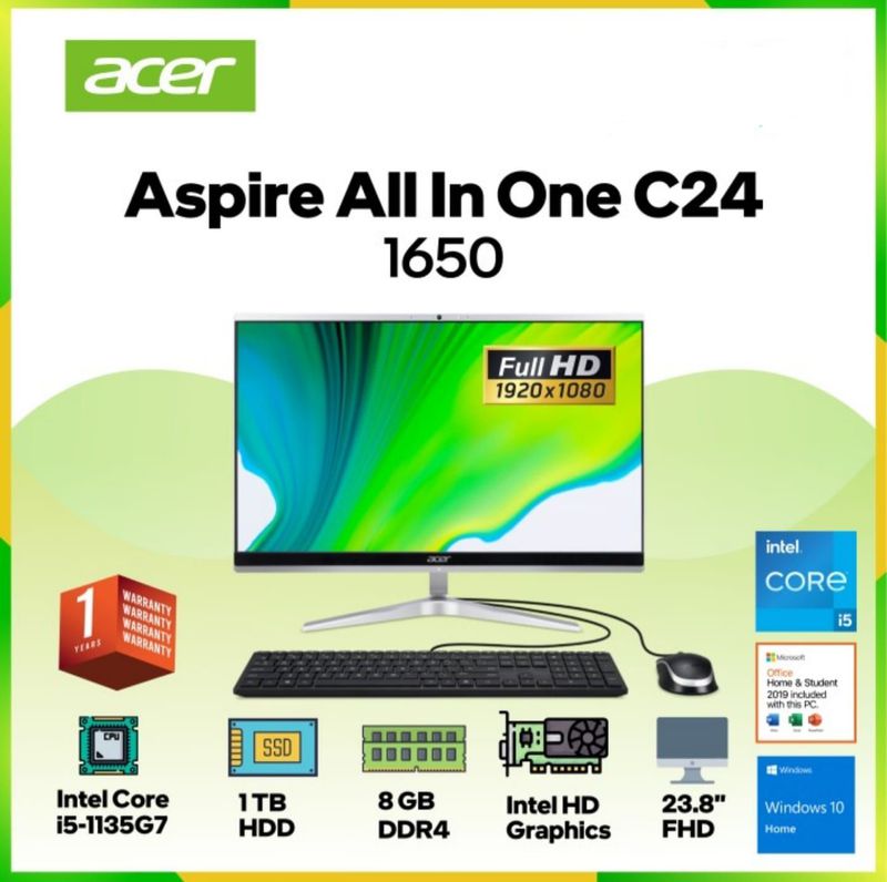 PC All in One ACER Aspire All in One C24 1650