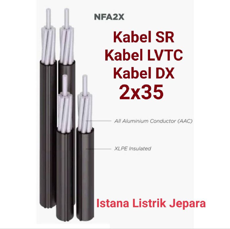 Kabel SR , LVTC, DX 2x35 , per meter