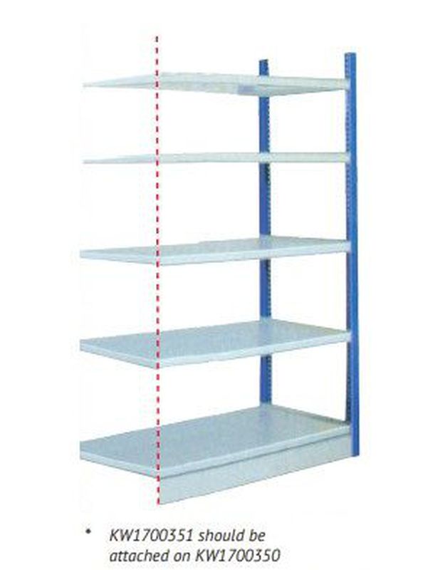 SHELVING STEEL ADDITIONAL 5 SHELV 200KG KW1700351