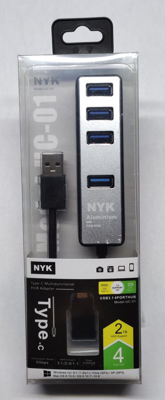 Usb Hub 4 Port NYK UC-01