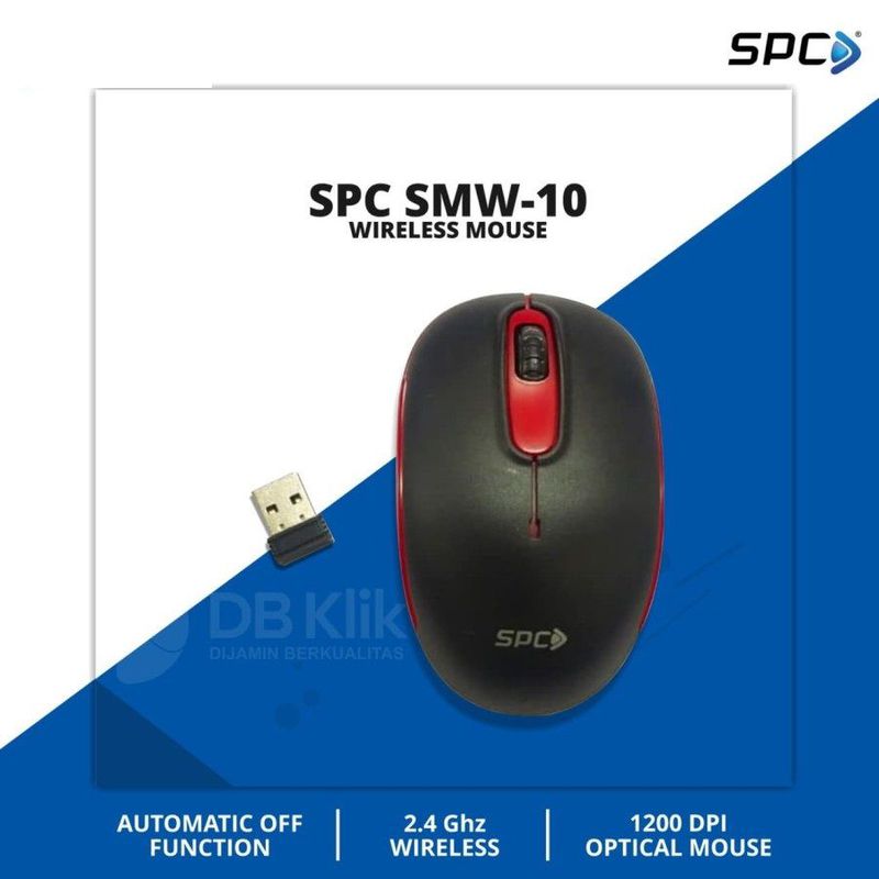 Mouse Wireless SPC SMW-10 - SPC SMW 10 Wireless Mouse - Kuning