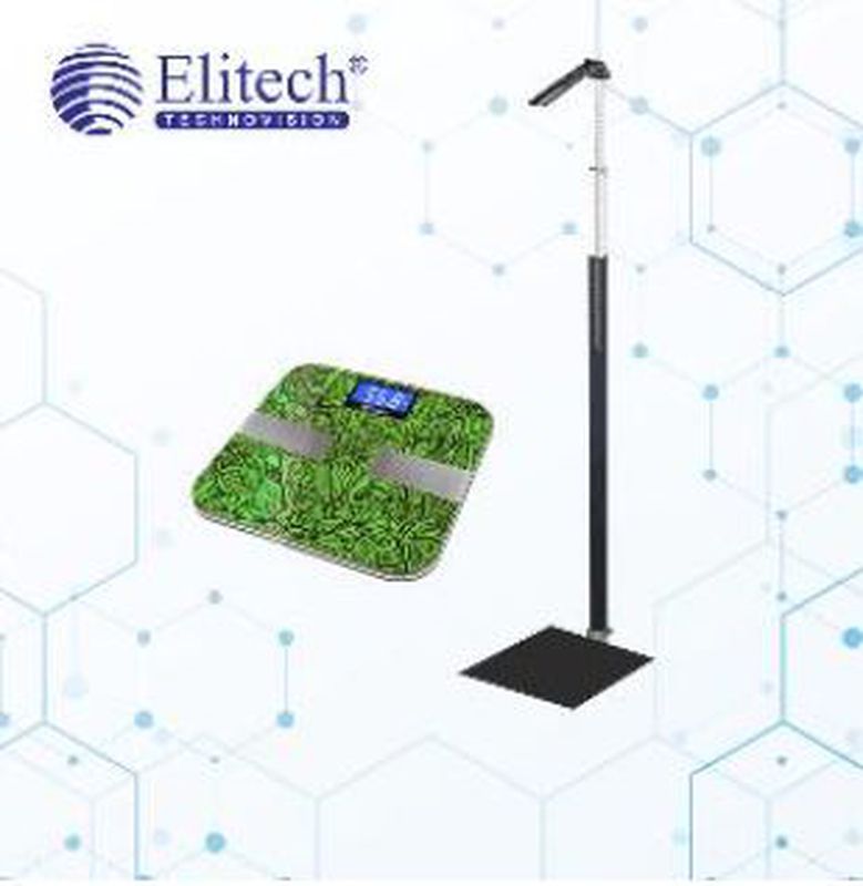 ELITECH - INDONESIA TIMBANGAN DIGITAL + PENGUKUR TINGGI BADAN ONE STATION