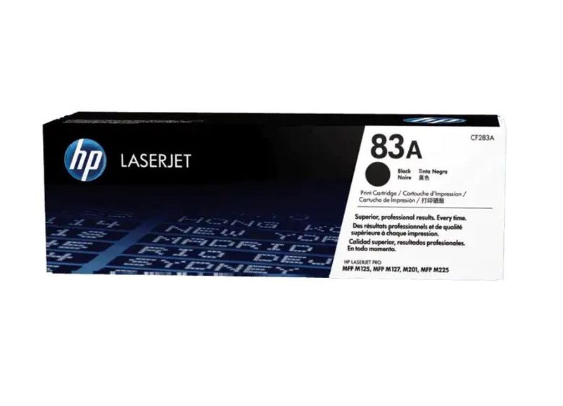 HP 83A Original LaserJet Catridge (CF283A) - Hitam