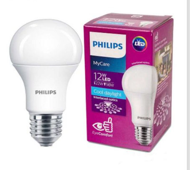 lampu LED bold philips 12W putih