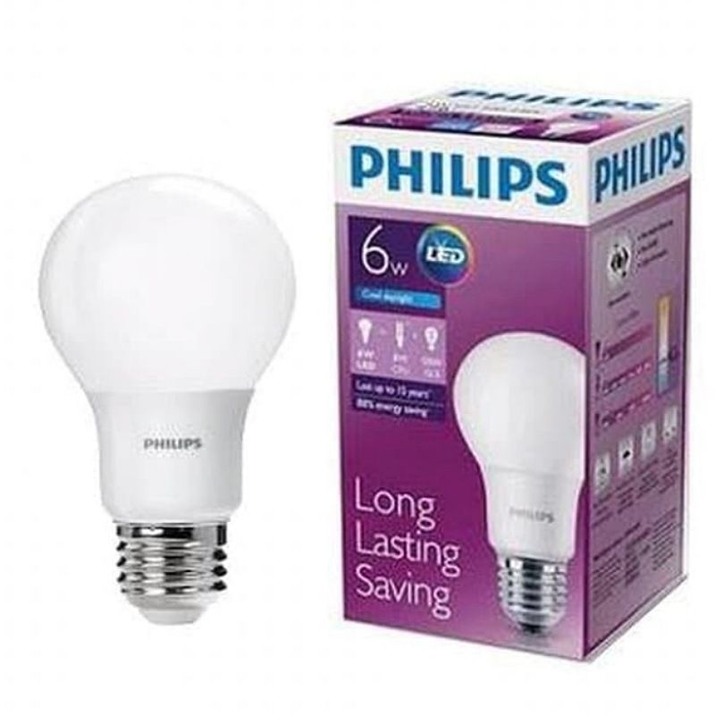 LAMPU LED BOLD PHILIPS 6 W