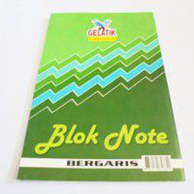 Buku Block Note Bergaris 1/4 Folio