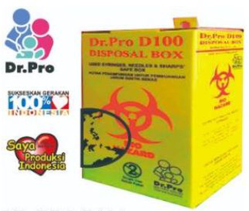 DR. PRO D100 DISPOSAL SAFETY BOX - 12,5L
