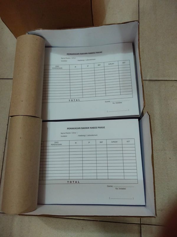 CETAKAN BLANGKO BHP LABOR