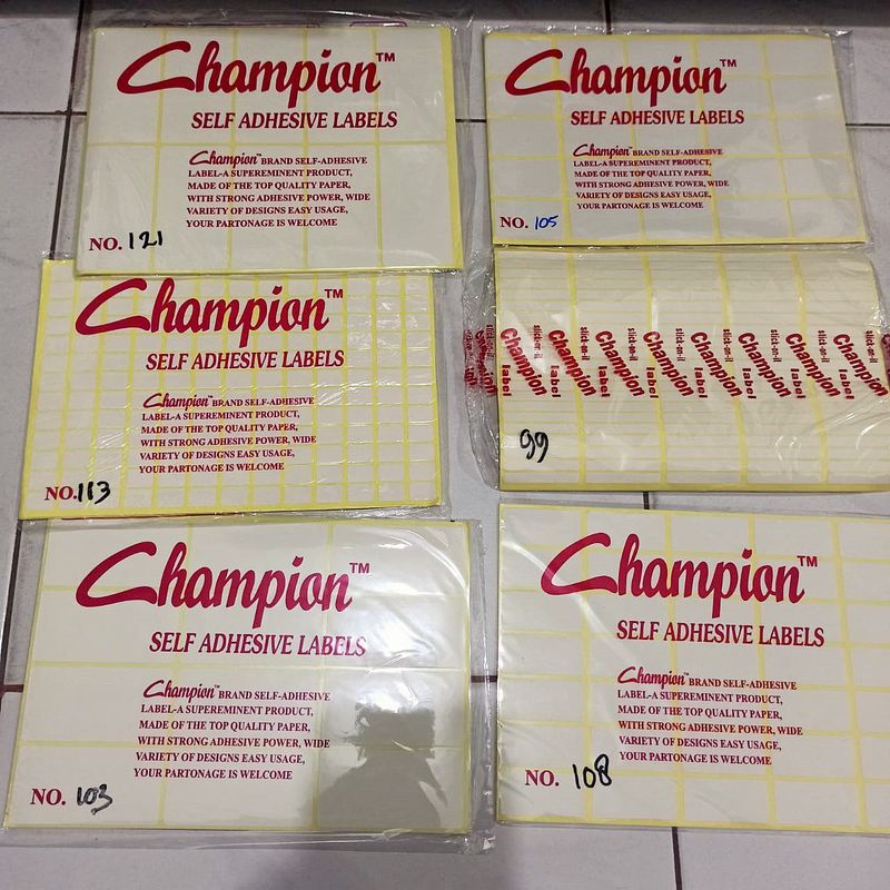 KERTAS LABEL ISI 7 LEMBAR