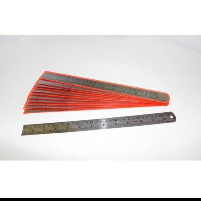 Penggaris Besi 30 cm Butterfly Stainless